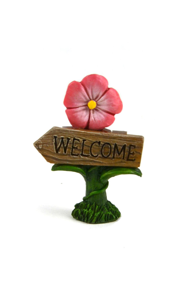 Fairy Garden Welcome Sign, Mini Welcome Sign