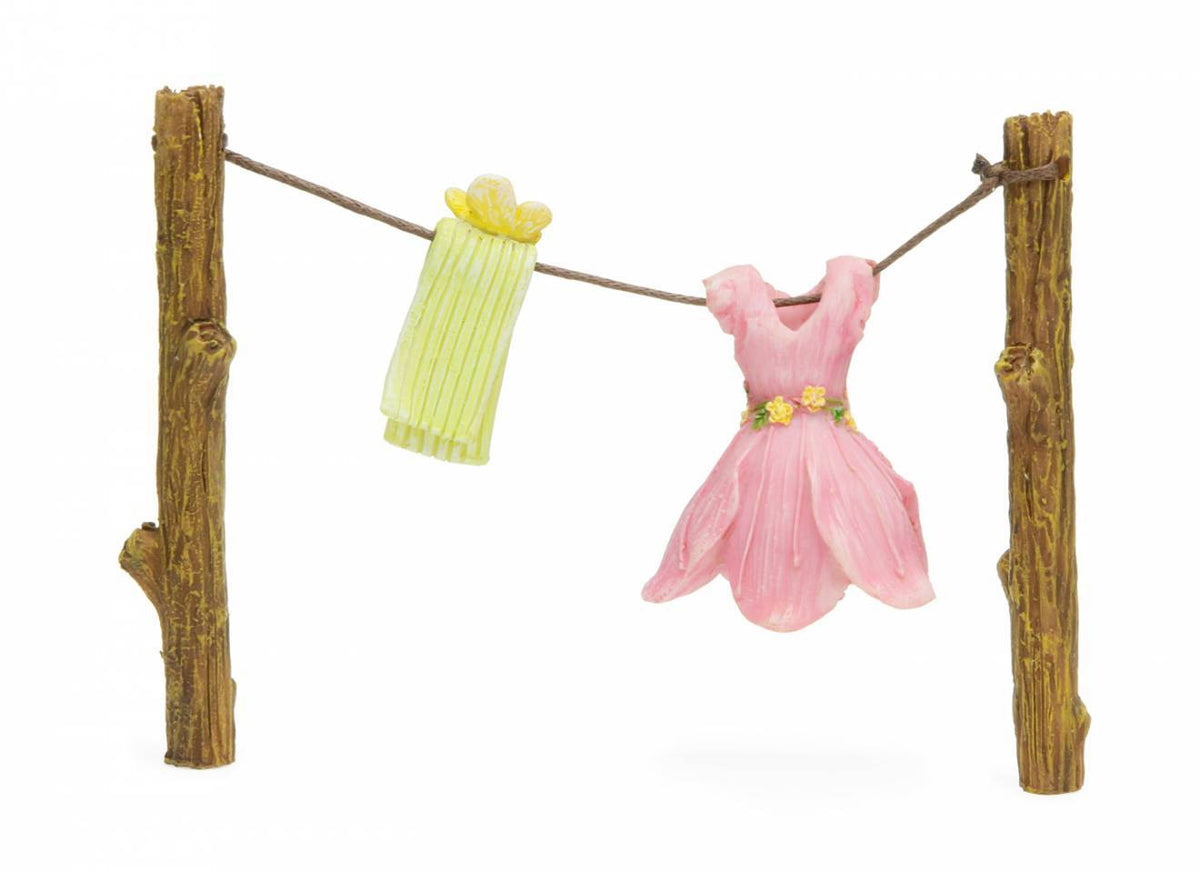 Out To Dry, Fairy Garden Clothes, Mini Clothes Line