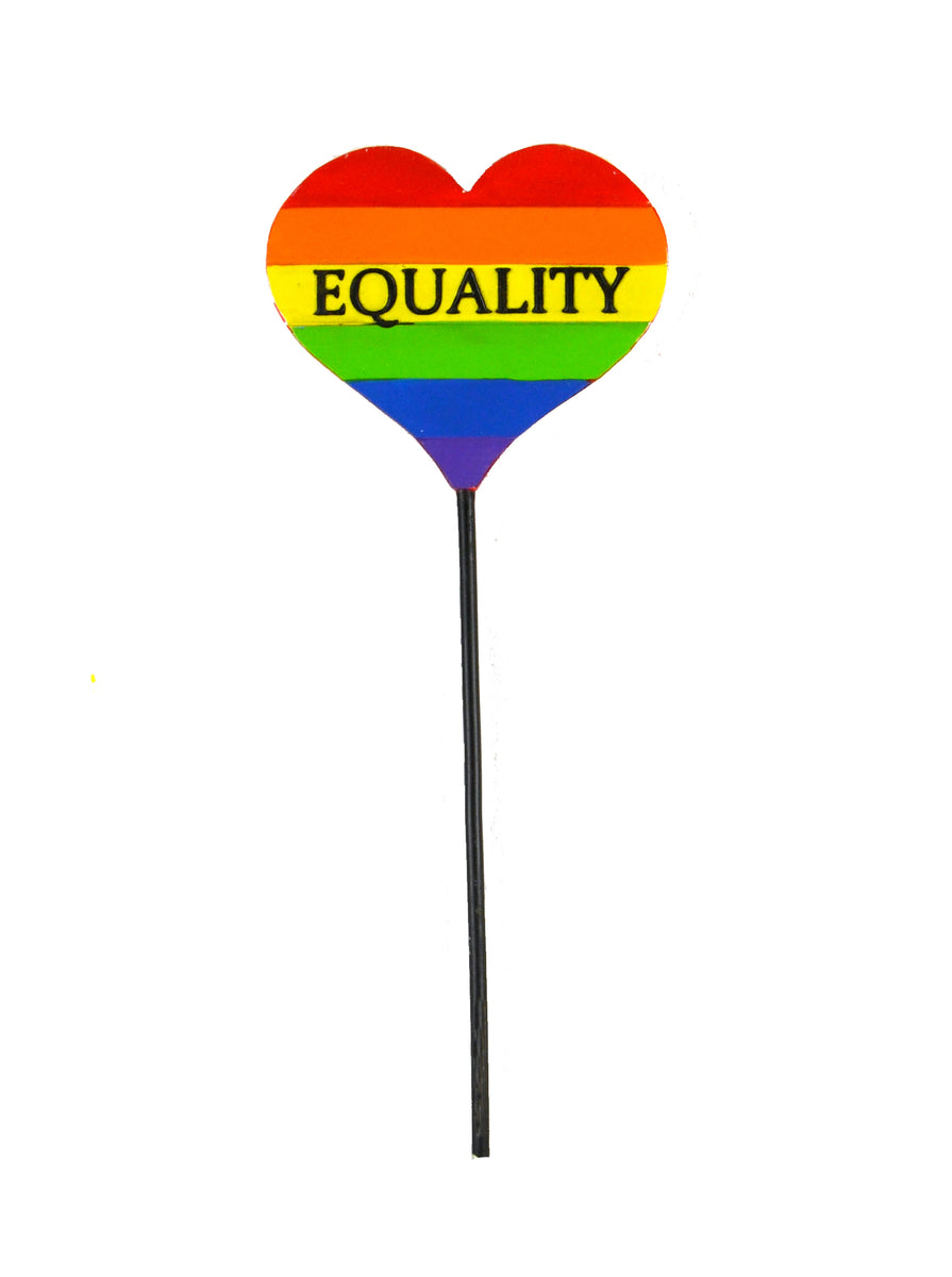 Mini Equality Sign, Fairy Garden Heart Sign