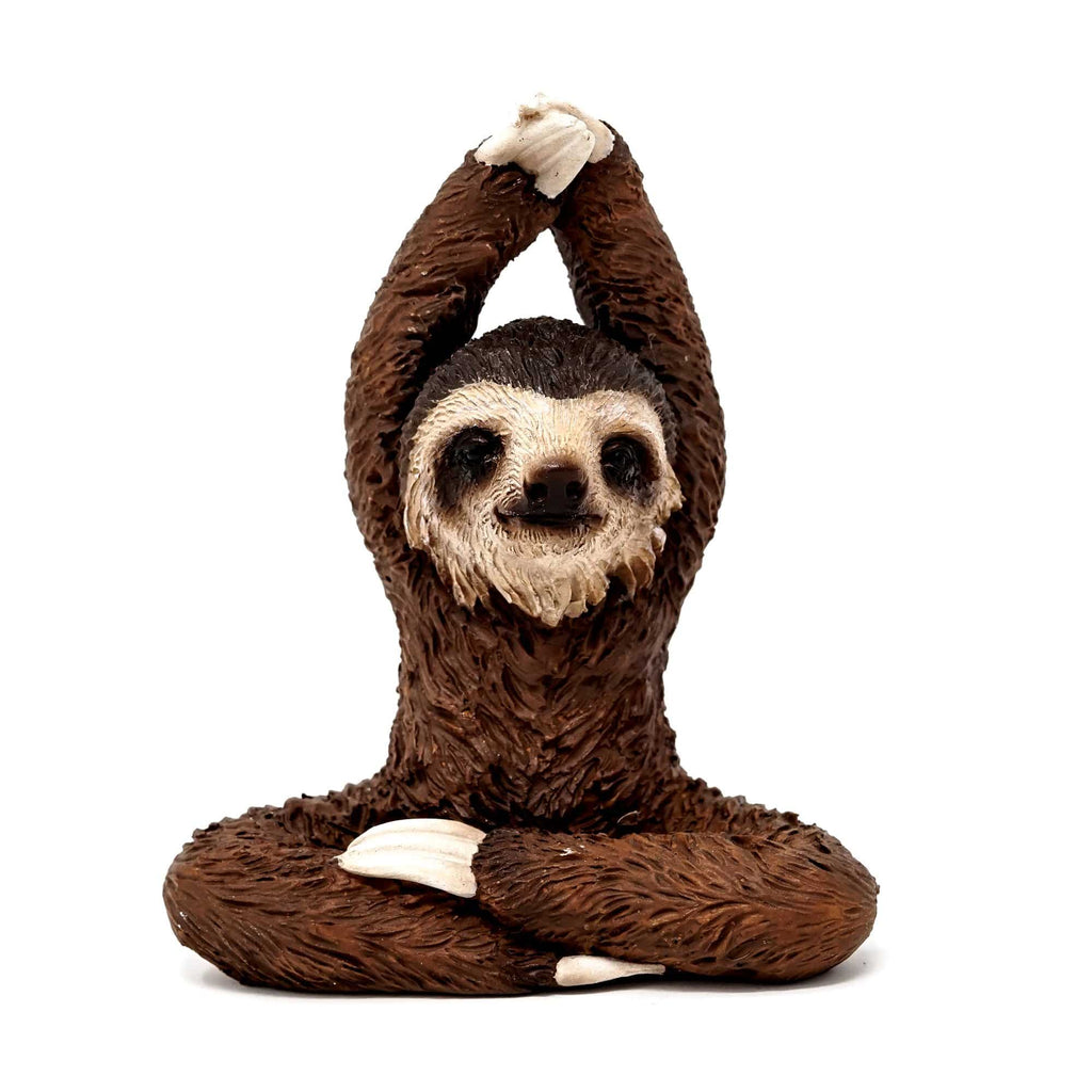 Yoga Sloth, Fairy Garden, Mini Sloth, Sloth Doing Yoga